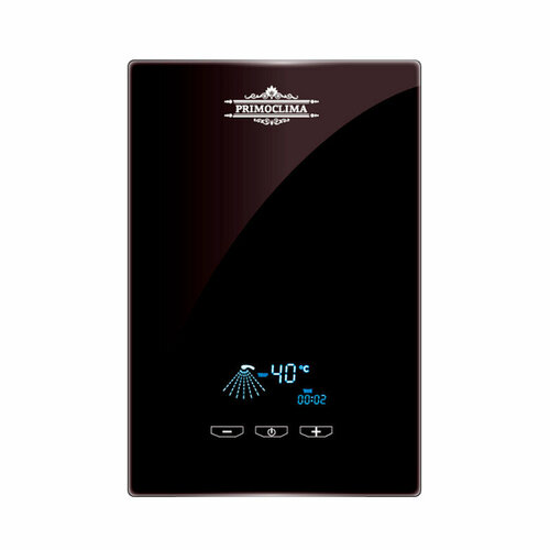 Электрический проточный воданагреватель PRIMOCLIMA VITA 8.5 кВт, черный