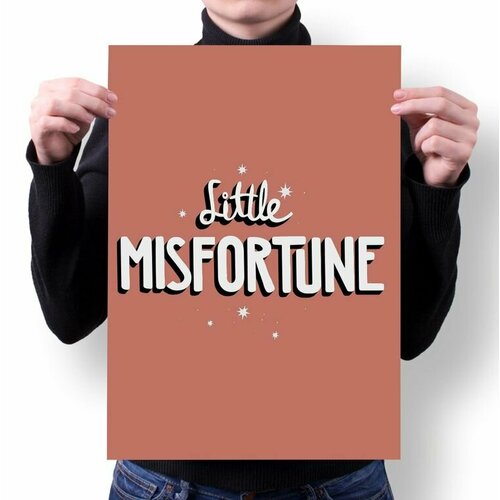 Плакат Маленькая Неудача, Little Misfortune №1, А3