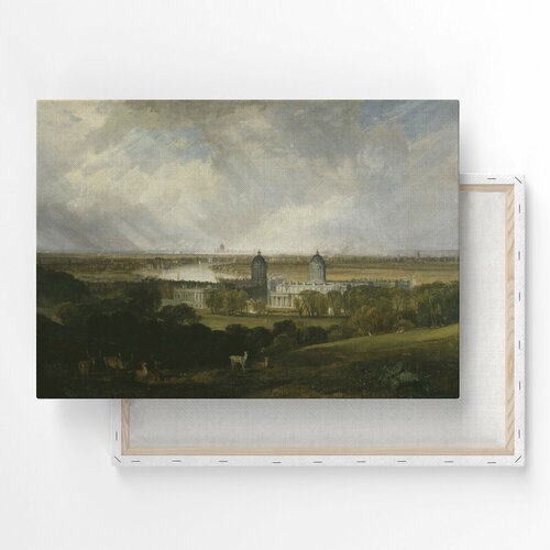 Картина на холсте, репродукция / Уильям Тёрнер - London from Greenwich / Размер 40 x 53 см