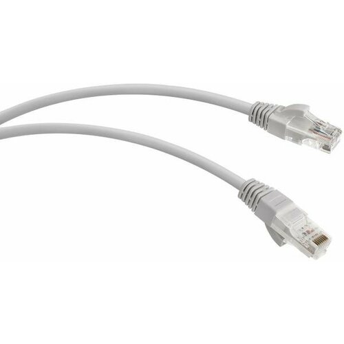 Патч-корд WRline WR-PC-RJ45-UTP-5E-3-GY UTP RJ-45 вил.-вилка RJ-45 кат.5E 3м серый LSZH (уп:1шт)