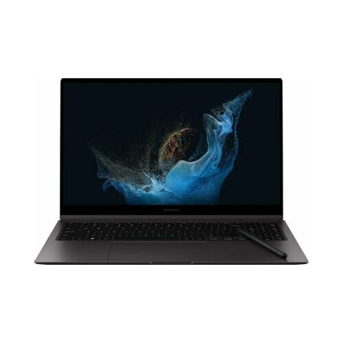 Ноутбук Samsung Galaxy Book 2 Pro 360 NP950 NP950QED-KA1IN, 15.6", трансформер, AMOLED, Intel Core i7 1260P, Intel Evo 2.1ГГц, 12-ядерный, 16ГБ LPDDR5, 512ГБ SSD, Intel Iris Xe graphics, Windows 11