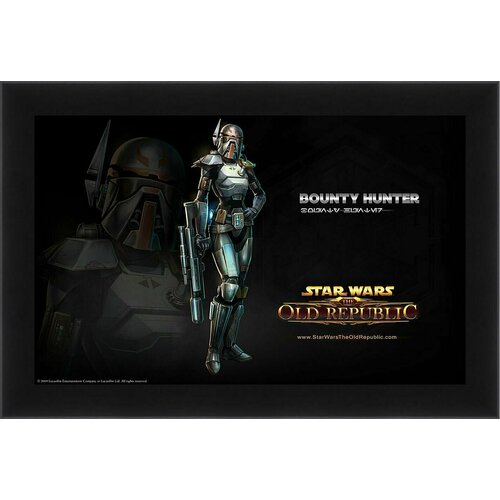 Плакат, постер на холсте Star Wars: The Old Republic. Размер 21 х 30 см