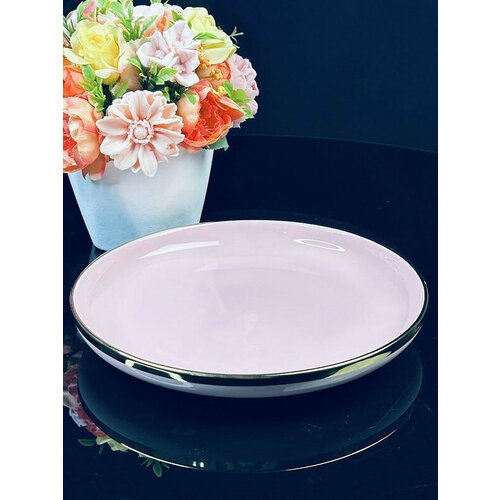 "Сервировочная тарелка Lenardi Multicolor", диаметр 20,5 см