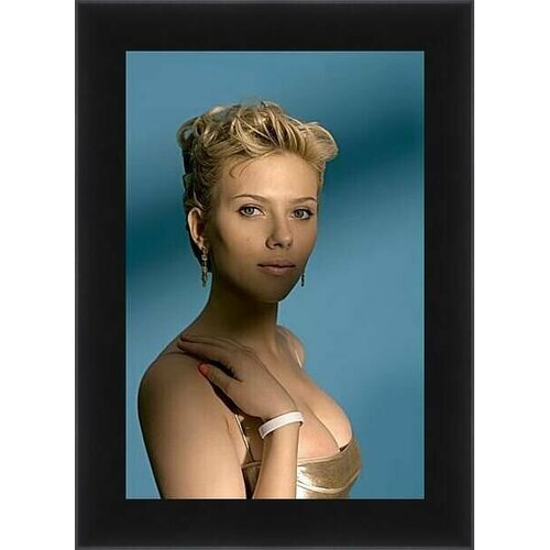 Плакат, постер на бумаге Scarlett Johansson-Скарлетт Йоханссон. Размер 42 х 60 см