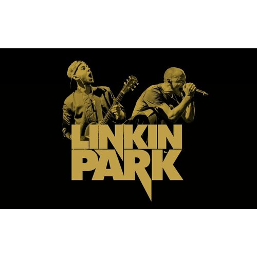 Плакат, постер на бумаге Linkin Park. Размер 60 х 84 см