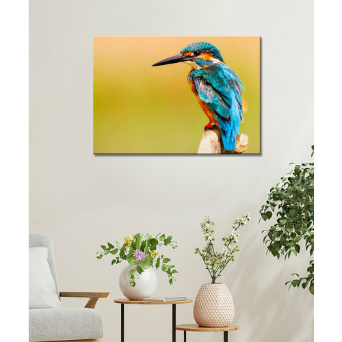 Картина - Зимородок, зимородок обыкновенный (6) 20х30