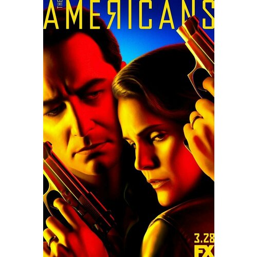 Плакат, постер на бумаге Американцы (The Americans, 2013-2018г). Размер 60 х 84 см