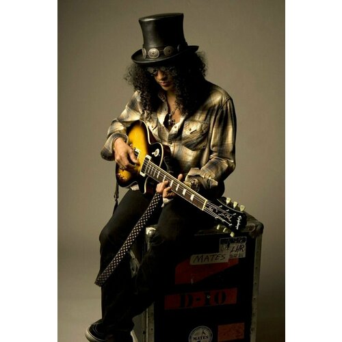 Плакат, постер на бумаге Slash/Слеш. Размер 42 х 60 см