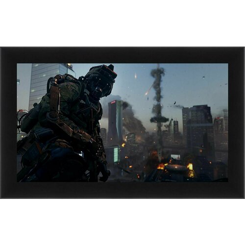 Плакат, постер на холсте Call Of Duty: Advanced Warfare. Размер 21 х 30 см