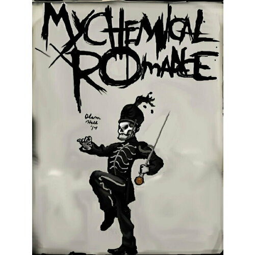 Плакат, постер на бумаге My Chemical Romance/музыкальные/поп исполнитель/артист/поп-звезда/группа. Размер 21 на 30 см