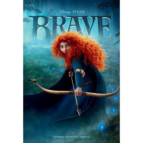 Плакат, постер на бумаге Храбрая сердцем (Brave, 2012г). Размер 60 х 84 см