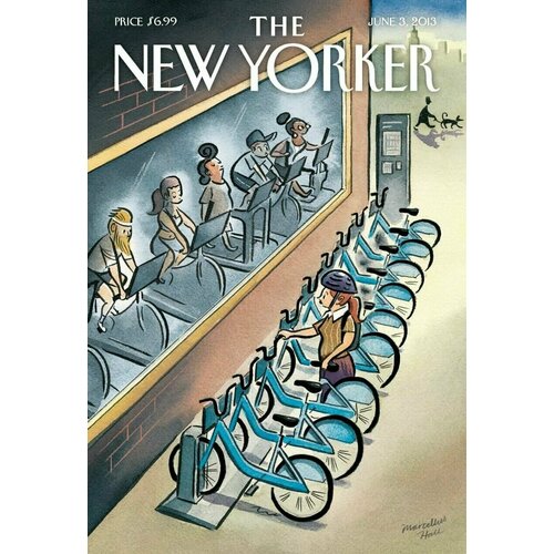 Плакат, постер на бумаге The New Yorker (June 3, 2012). Размер 30 на 42 см