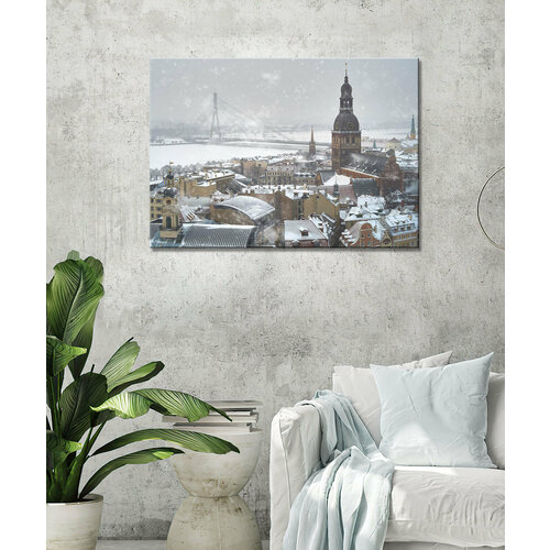 Картина/Картина на холсте для интерьера/Картина на стену/Картина для кухни/ - Латвия (18) 30х40