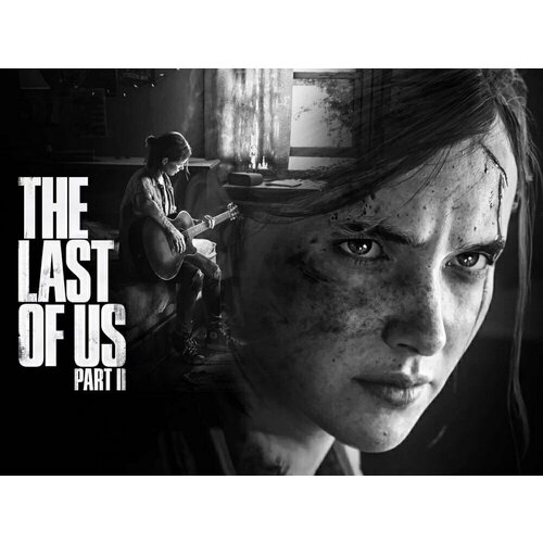 Плакат, постер на холсте The Last of Us/игровые/игра/компьютерные герои персонажи. Размер 30 х 42 см
