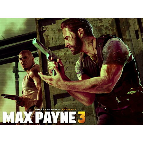 Плакат, постер на бумаге Max Payne 3/Макс Пэйн 3/игровые/игра/компьютерные герои персонажи. Размер 60 х 84 см