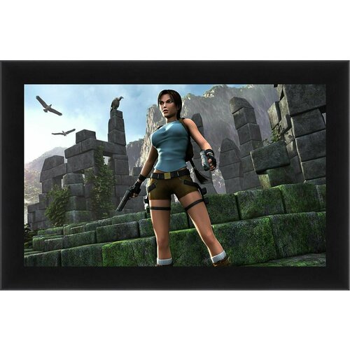 Плакат, постер на бумаге Tomb Raider Legend. Размер 21 х 30 см