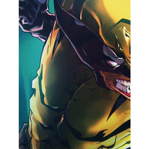 Плакат, постер на холсте Wolverine (Модульные постеры)-1/Россомаха/искусство/арт/абстракция/творчество. Размер 42 х 60 см