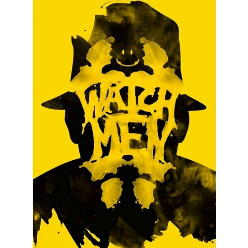 Плакат, постер на бумаге Watchmen-Rorschach/Хранители-Роршах. Размер 42 х 60 см