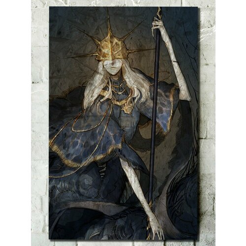 Картина интерьерная на рельефной доске ОСП Игры Dark Souls 3 - 14135