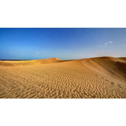 Картина на холсте 60x110 Альянс Лес "Пейзаж пустыня песок" на подрамнике / интерьер/ декор