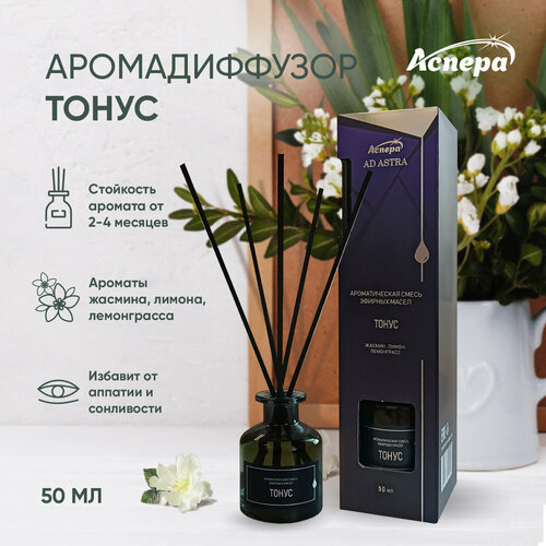 Ароматическая смесь эфирных масел "Тонус" 50 мл диффузор