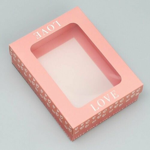 Коробка подарочная "LOVE" 16.5 х 12.5 х 5 см
