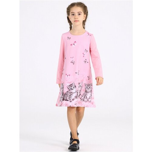 Платье Апрель, размер 60-116, розовый