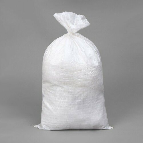 Мешок полипропиленовый, 50 × 90 см, на 50 кг, белый (комплект из 50 шт)