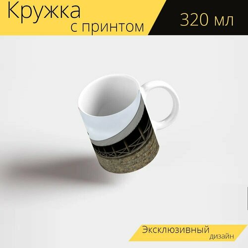 Кружка с рисунком, принтом "Кремль, казань, история" 320 мл.