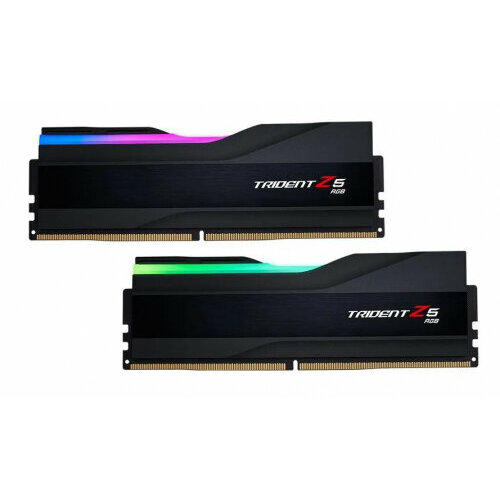 Оперативная память G.skill DDR5 Trident Z5 RGB 32GB (2x16GB) 6800MHz CL34 (34-45-45-108) 1.4V Black (F5-6800J3445G16GX2-TZ5RK)