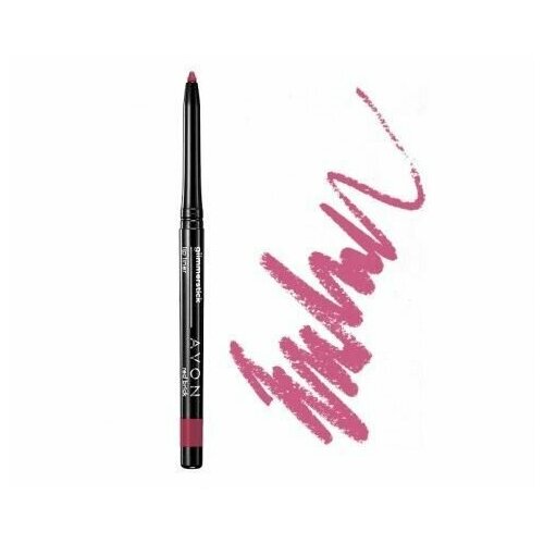 AVON Лайнер карандаш для губ Glimmerstick, оттенок: Розовый букет/Pink Bouquet