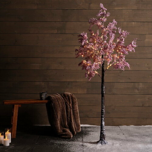 Kaemingk Светодиодное дерево Pink Cercis 180 см, 180 теплых белых микро LED ламп, IP44 9492770