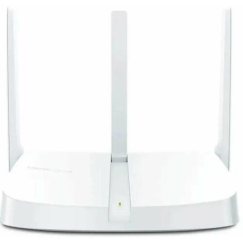 Wi-Fi роутер, MERCUSYS, роутер беспроводной, 2.4 ГГц, 3 внешние антенны, белого цвета