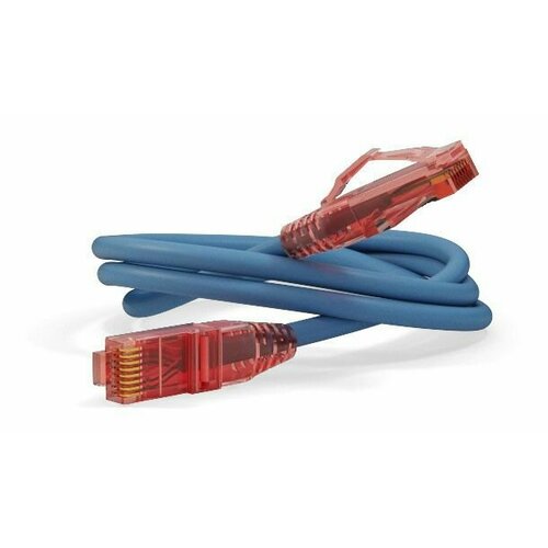 Hyperline PC-LPM-UTP-RJ45-RJ45-C5e-0.15M-LSZH-BL Патч-корд U/UTP, Cat.5е (100% Fluke Component Tested), LSZH, 0.15 м, синий, цена за 1 шт