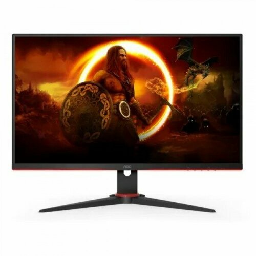 Aoc LCD AOC 23.8" 24G2SAE {VA 1920х1080 350cd 178/178 3000:1 4ms D-Sub 2xHDMI DisplayPort Tilt Swivel Speakers Curved}