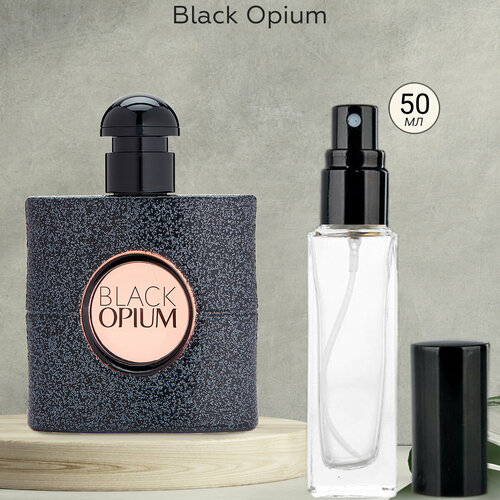 Gratus Parfum Black Opium духи женские масляные 50 мл (спрей) + подарок