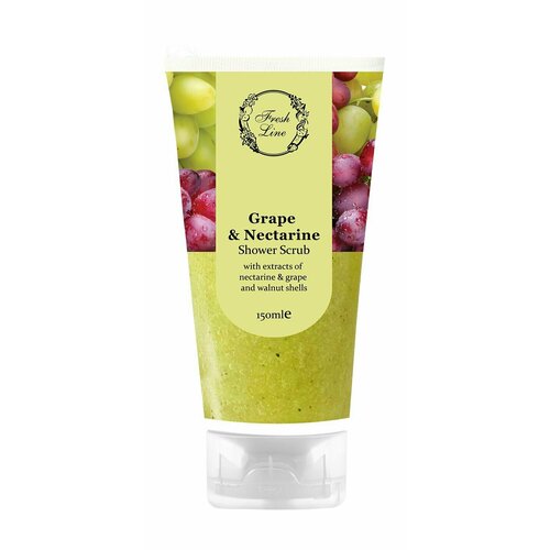 Гель-скраб для душа с экстрактами винограда и нектарина / Fresh Line Grape and Nectarine Shower Scrub