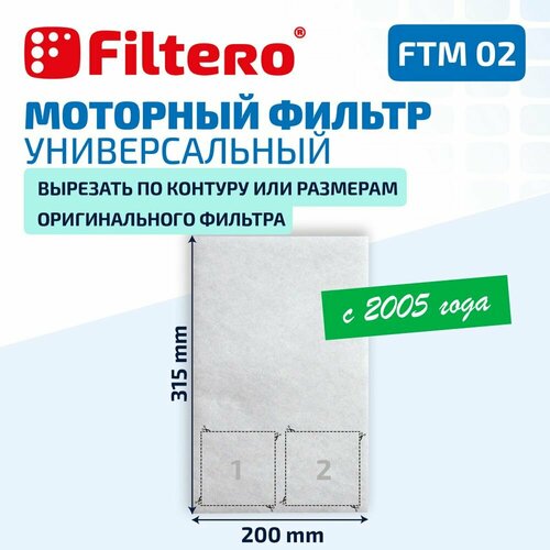 Filtero Моторные фильтры FTM 02, разноцветный, 1 шт.