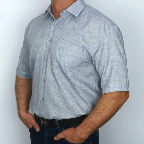 Рубашка Alexander Matin, размер 54, серый