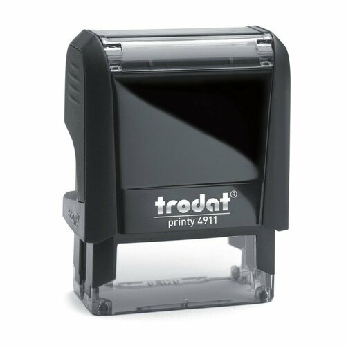 Оснастка для штампа автоматическая Trodat PRINTY 4911, 38 x 14 мм, корпус чёрный