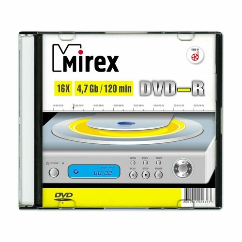 Диск DVD-R Mirex DVD-R 4.7GB UL130003A1S