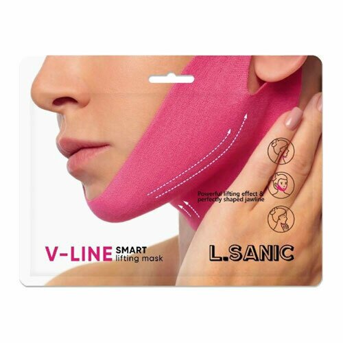 L’Sanic Маска-бандаж для коррекции овала лица V-Line Smart Lifting Mask 1 шт
