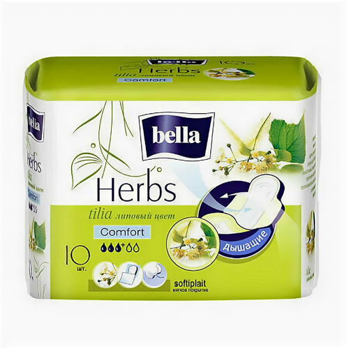 Bella Прокладки Herbs Липовый цвет Comfort, 10шт, 2 упаковки