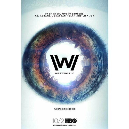 Плакат, постер на холсте Мир Дикого Запада (Westworld, 2016). Размер 30 х 42 см