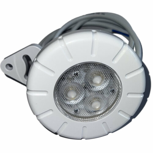 Прожектор светодиодный Atlaspool Mini, 6 Вт, 12 В, AC, Ø=63 мм, ABS-пластик, под бетон (белый свет), цена - за 1 шт