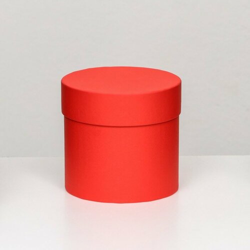 SUI Шляпная коробка красная, 10 х 10 см