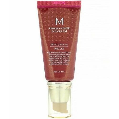 MISSHA тональный BB-крем М Perfect Cover SPF42, тон 23 natural beige