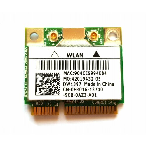 Wi-Fi Broadcom BCM94312HMG Wlan Card 802.11 B/G