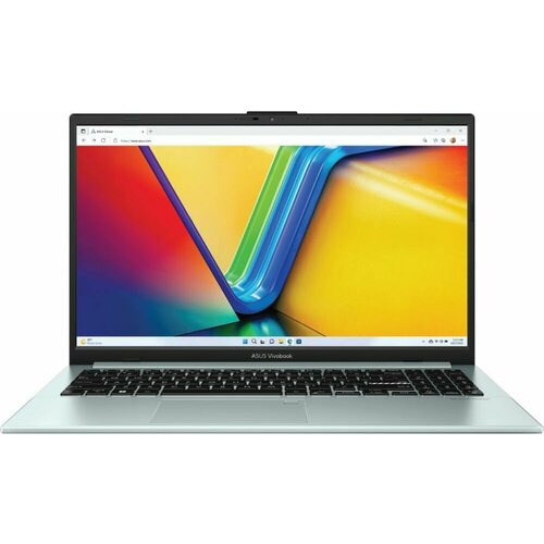 Ноутбук ASUS Vivobook Go E1504FA-L1286, 15.6" (1920x1080) IPS/AMD Ryzen 5 7520U/8ГБ DDR5/512ГБ SSD/Radeon Graphics/Без ОС, зеленый (90NB0ZR3-M00L80)