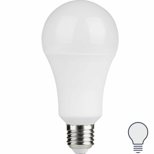 Лампа светодиодная Lexman E27 170-240 В 10 Вт груша матовая 1000 лм нейтральный белый свет. Набор из 2 шт.